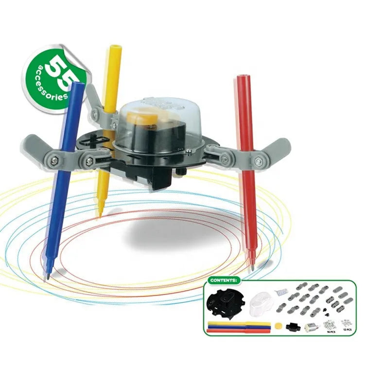 Quincy Intelligent Educational Children Learn Toy Doodle Drawing Robot ...
