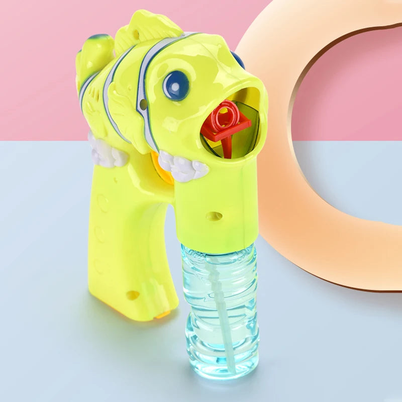 Children Outdoor Play Fish Shape Animals Flashing LED Music Hand Soap ...