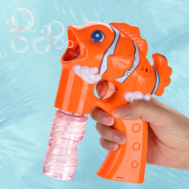 Children Outdoor Play Fish Shape Animals Flashing LED Music Hand Soap ...
