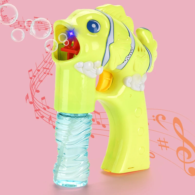 Children Outdoor Play Fish Shape Animals Flashing LED Music Hand Soap ...