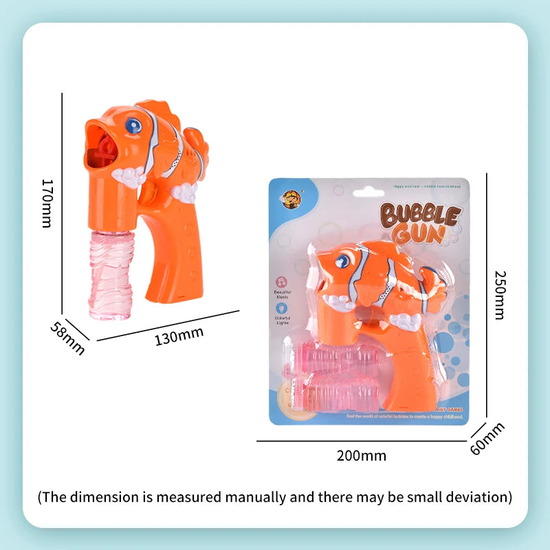 Children Outdoor Play Fish Shape Animals Flashing LED Music Hand Soap ...