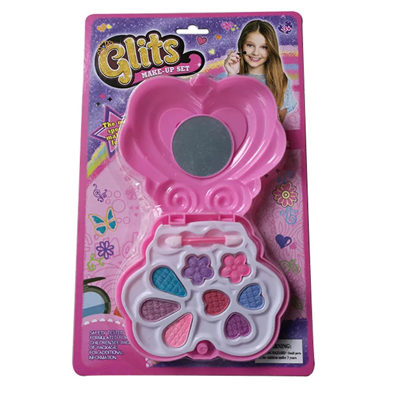 Create Your Own Brand Pink Box Makeup Set Toy Kids Cosmetics For Girls ...