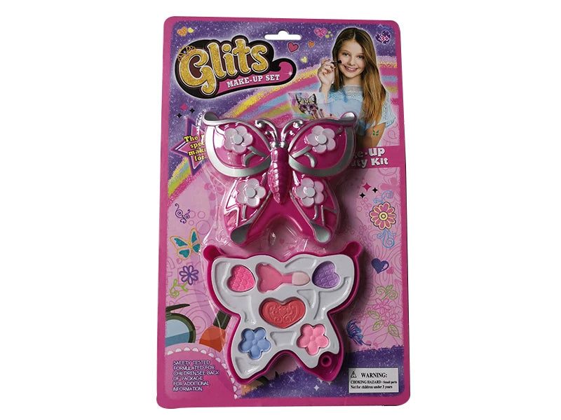 Create Your Own Brand Pink Box Makeup Set Toy Kids Cosmetics For Girls ...